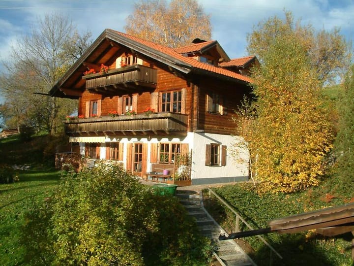 Opas Bergchalet, Apartment M. Kachelofen, Terrasse - Schwangau