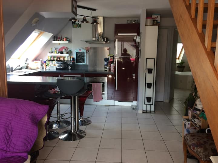 Chambre Avec Balcon à 10mns Du Centre Ville - Quimper