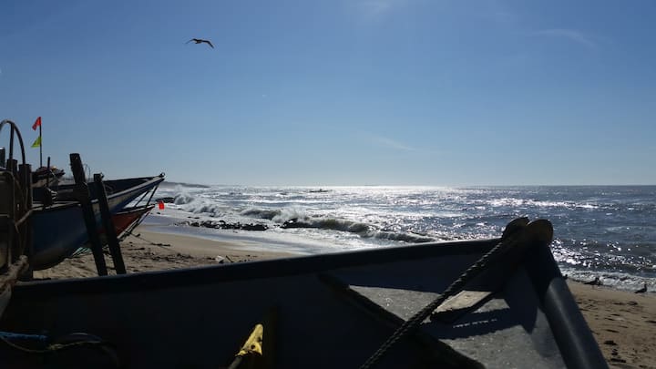 Ninho Do Carriço · Praia A 200m · Pátio & Parking - Labruge