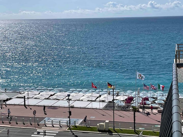 Nice 50 Mètres Promenade Balcon Vue Mer - Nice