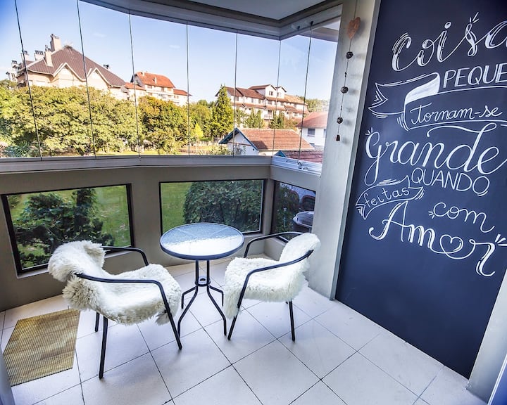 Apartamento Aconchegante, No Centro De Canela - Canela