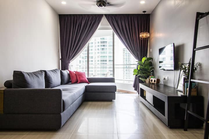Scandinavian Lodge Ii | Jalan Kelawai 北歐工業風3房公寓 - Penang