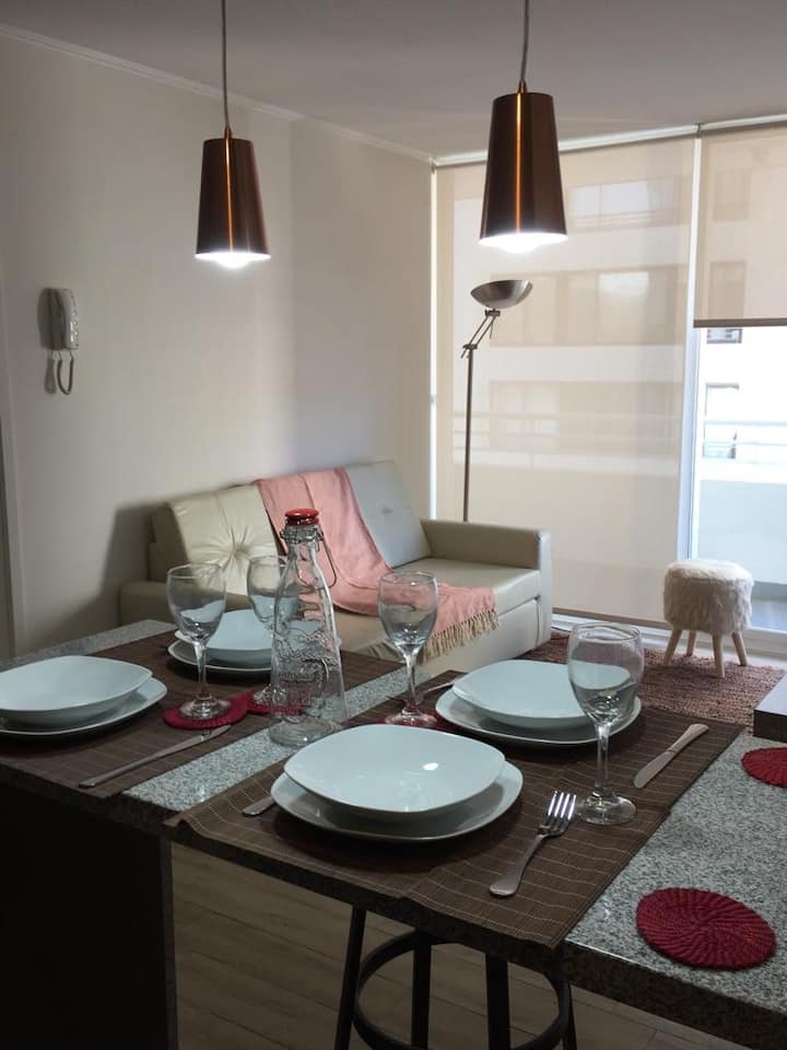 Céntrico Y Bien Equipado Departamento - Valparaíso