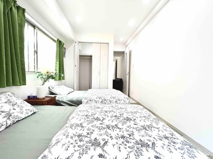 @Shin Apartment御徒町两张单人床公寓，可入住两人。 - Akihabara