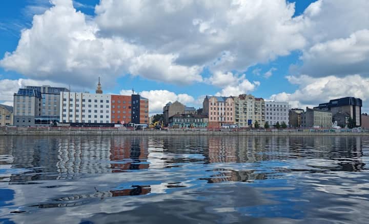 Spacious & Cozy Apt On The Waterfront - Riga