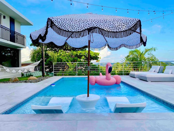 Mountain View Luxe Villa • Tropical • Private Pool - Puerto Rico
