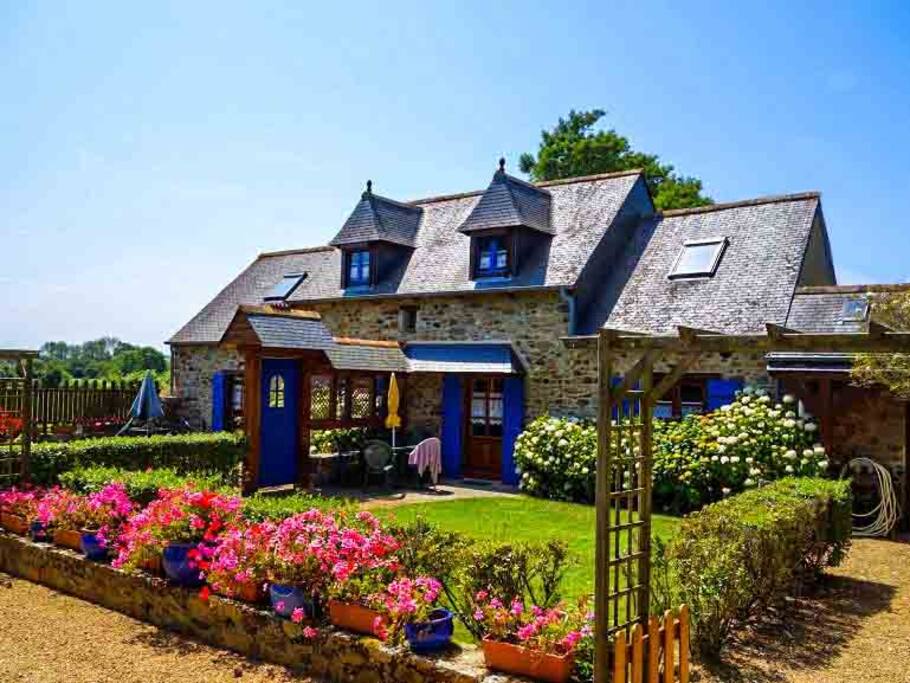 Maison de pêcheur avec jardin Lézardrieux - Cottages à louer à Pleumeur-Gautier, Bretagne, France