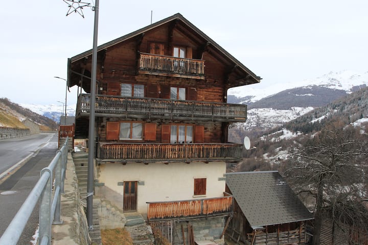 Appartement à 5 Min Des Pistes De Ski - Nax