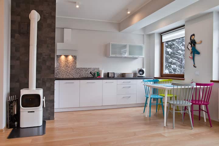 Zielony Las, Apartament 29 Delux Sun&snow - Krynica-Zdrój