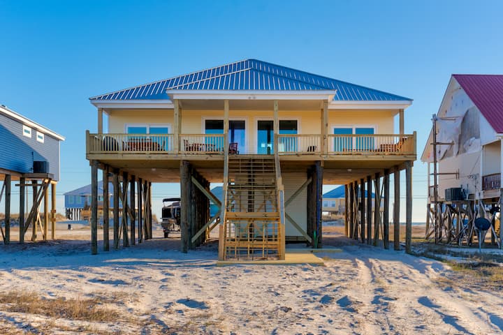 Sandy Cheeks - Private Bay Beach With Gulf - Dauphin Island, AL