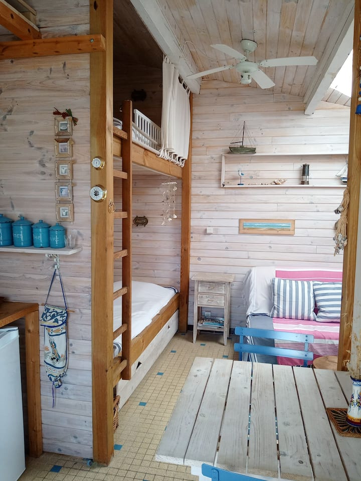 Quiberon : Maisonnette Esprit Cabane Tiny Housse - Quiberon
