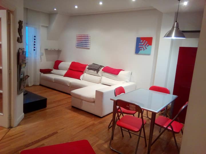 Centro Playa Tres Habitaciones Wifi - Donostia-San Sebastian