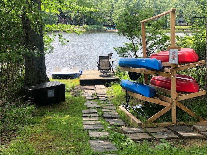 Lakefronthome/kayak/paddleboat/firewood - Tobyhanna, PA