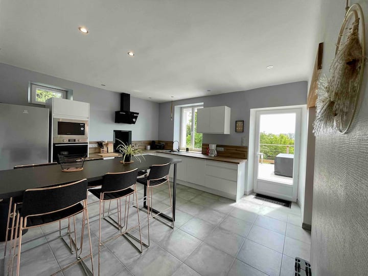 Superbe Maison Proche Du Lac - Mûr-de-Bretagne