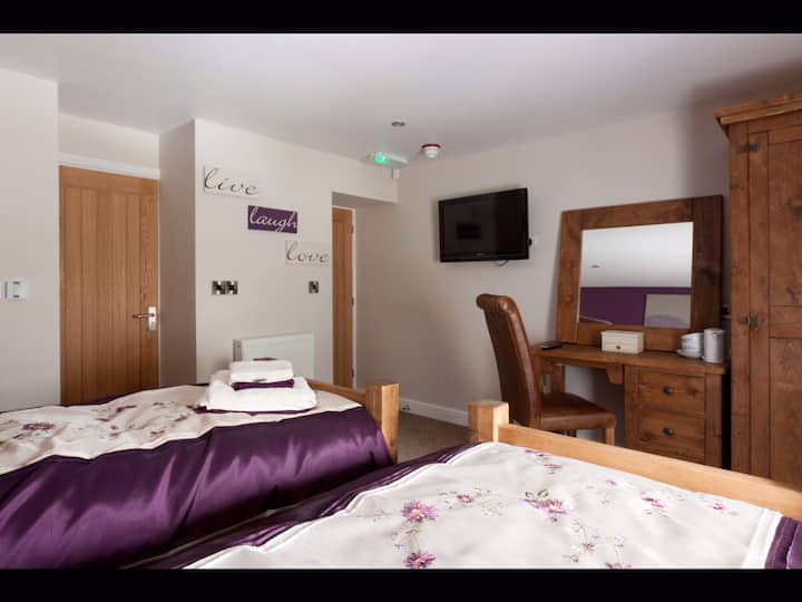 Fountain Twin Room - 2 Single Beds, En Suite - 매틀록