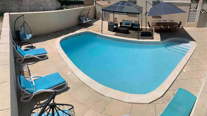 Villa Piscine / 15 Min Montpellier, Mer, Camargue - Hérault