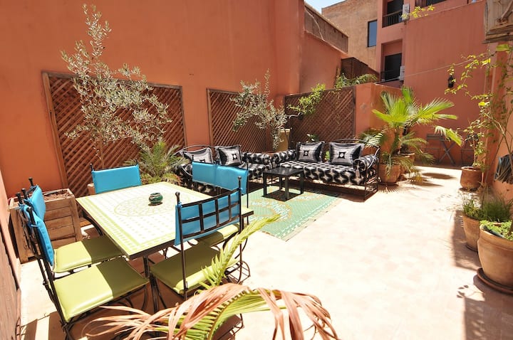 Appartement Moderne-patio Privé 30m2-gueliz Centre - Marrakech