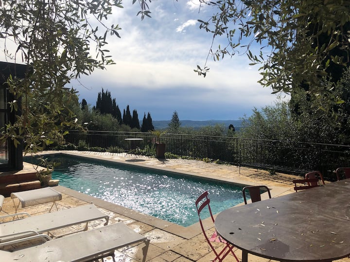 Villa 15 Km From Cannes With Pool And Amazing View - Grasse