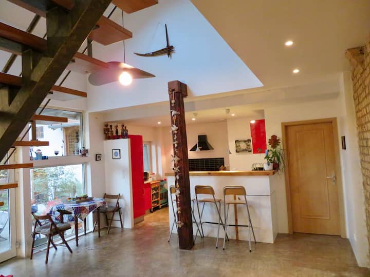 Chambre Avec Mezzanine Dans Maison De Charme. - Strassburg
