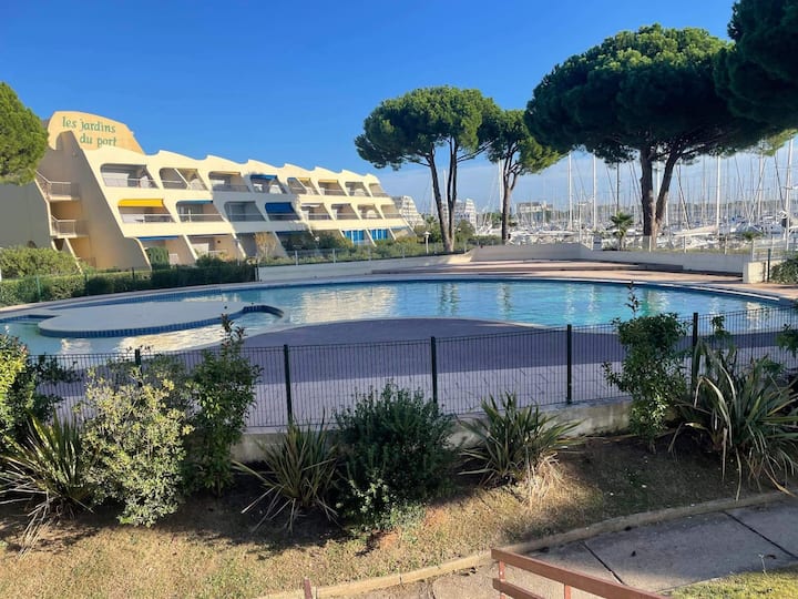 Studio Avec Piscine Et Vue Mer - Le Grau-du-Roi