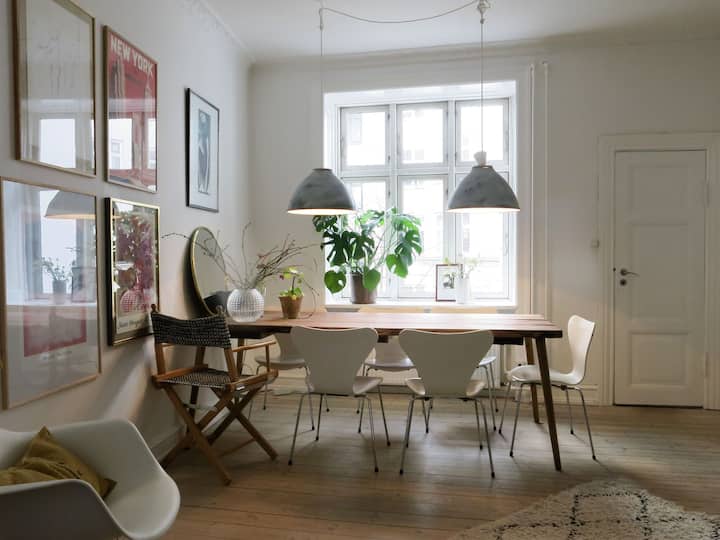 Bright Apartment With Balcony In Central ØSterbro - Kopenhagen