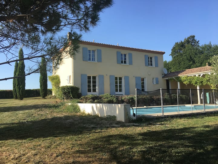 Villa Spacieuse, Parc Et Piscine Privée - Lauzerte