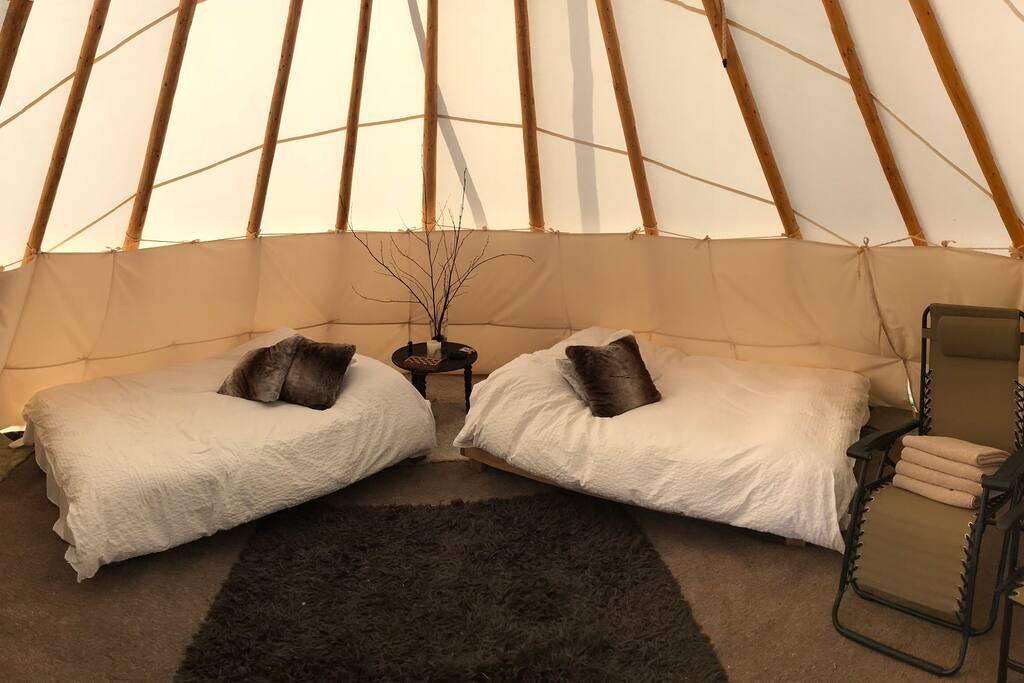 Tipi with Expansive River Views #1 - Tipis for Rent in Coquille, Oregon ...