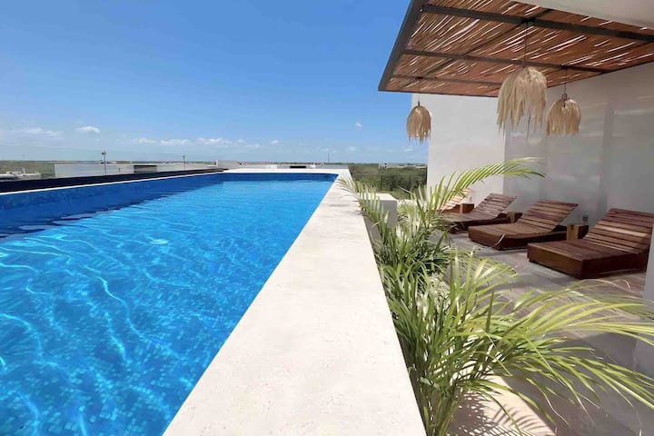 Aldea Zama Getaway W/ Fast Wi-fi - Tulum