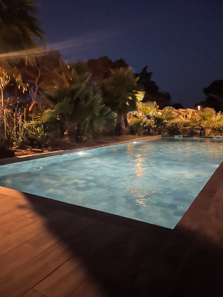 Appart T3 Classé 3* Avec Piscine à 200m De La Mer - Franska rivieran