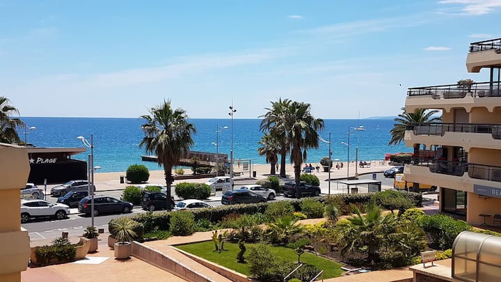 Fréjus Plage Appartement Terrasse Pleine Vue Mer - ibis budget Fréjus Capitou A8