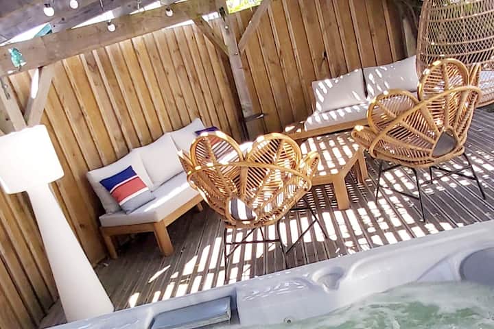 La Maison Tchanquée 8 à 12 Personnes Jacuzzi - Arcachon Bay