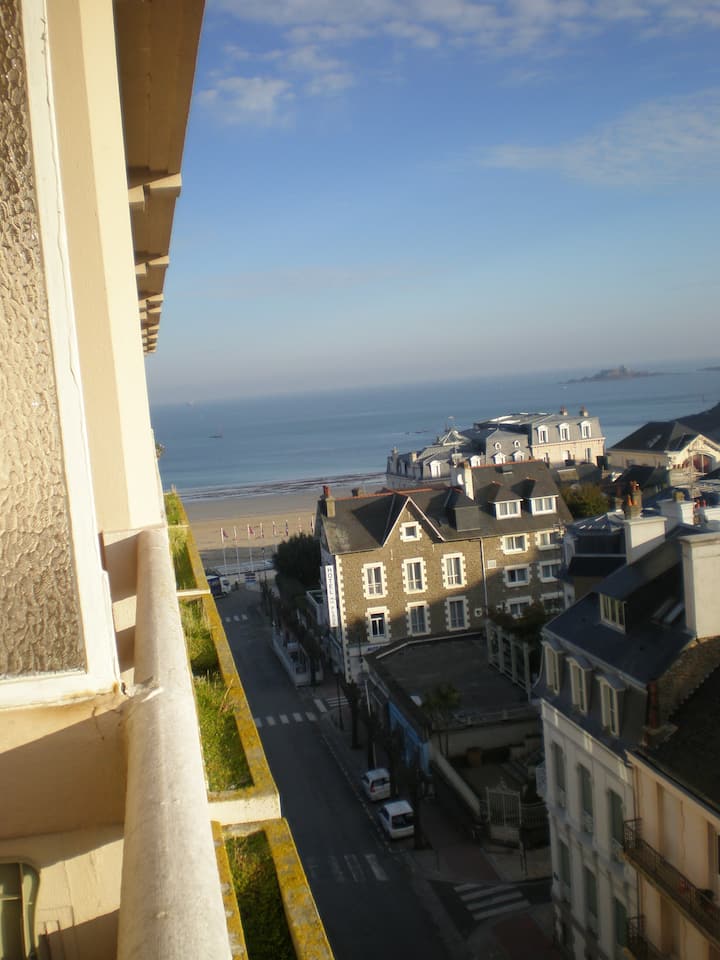 Loggia Vue Mer, Plage Et Commerces à Pied - Dinard