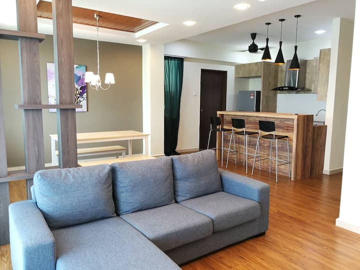 Spacious Condo Free Wifi 1-6 Pax At Perai/autocity - Penang