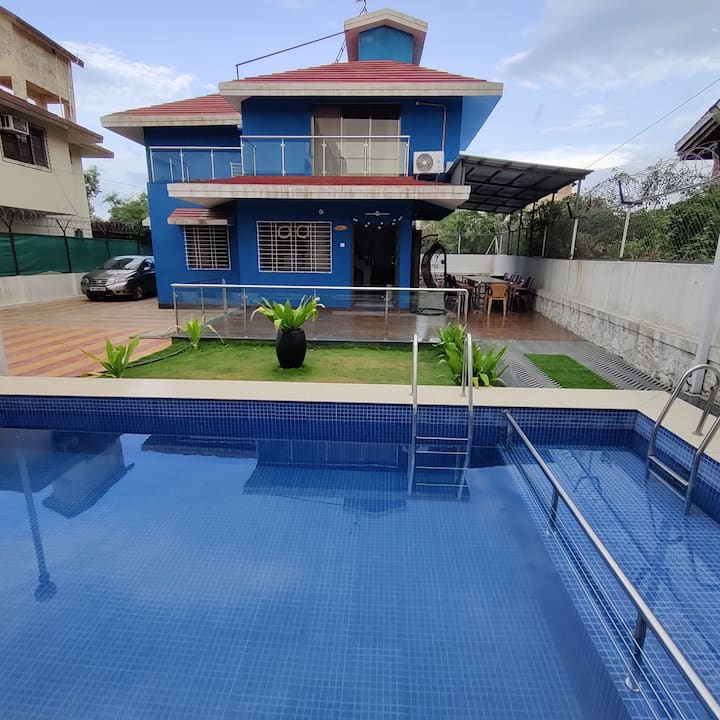 Blue Lagoon Villa, Lonavala With Private Pool - 