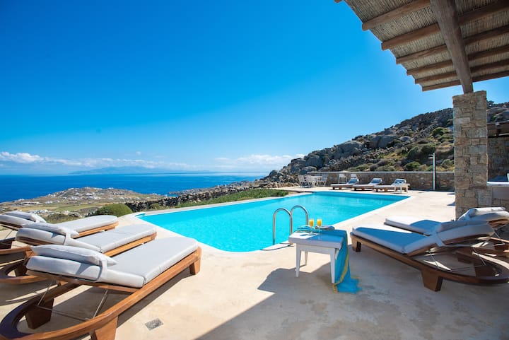 Magic Seaview/infinity Pool/mykonos/amallinisuites - Mykonos
