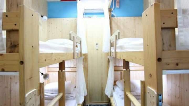 女性床位,房內有四張獨立床位。 - 屏東縣