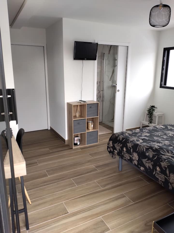Entrée Autonome, Appartement T1, Cuisine éQuipée. - Vannes