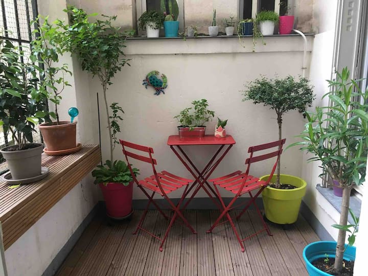 Appart Spacieux Avec Terrasse, Proche De La Nation - Porte de Pantin