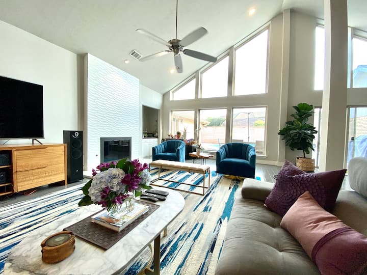 Lux Modern Close To Fifa 5br W/priv. Pool Oasis - Farmers Branch, TX
