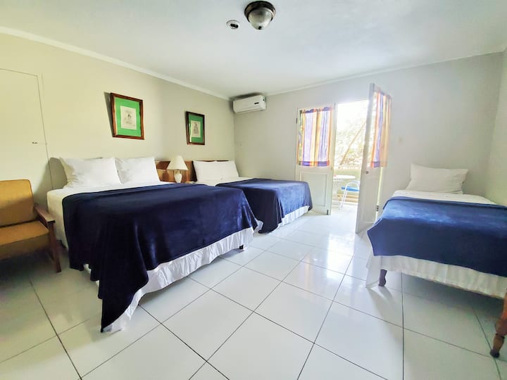 10 Hotel Room 3 Beds Central Location Balcony Wifi - Montego Bay