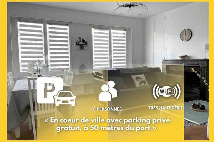 Le Debussy - Hyper Centre Avec Parking - Boulogne-sur-Mer
