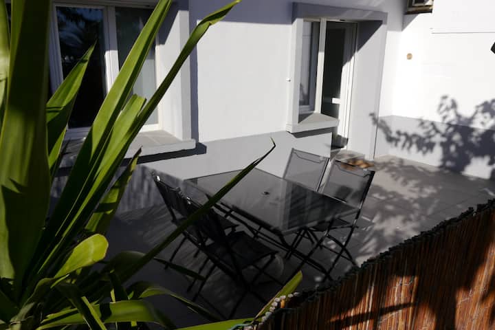 Appart Rdc Classé 4* Face A La Mer  Clim  Wifi - Saint-Cyprien Plage