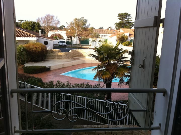 Appartement La Couarde à 100m Plage + Piscine - La Couarde-sur-Mer