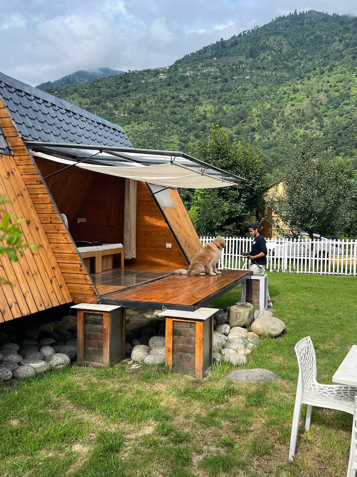 Private Cozy Cabin With Kitchen | The Cube A - Himachal Pradesh