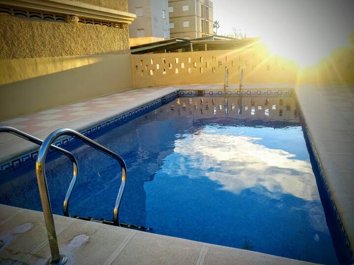 Apartamento Con Piscina En Playa Miramar - Miramar, España