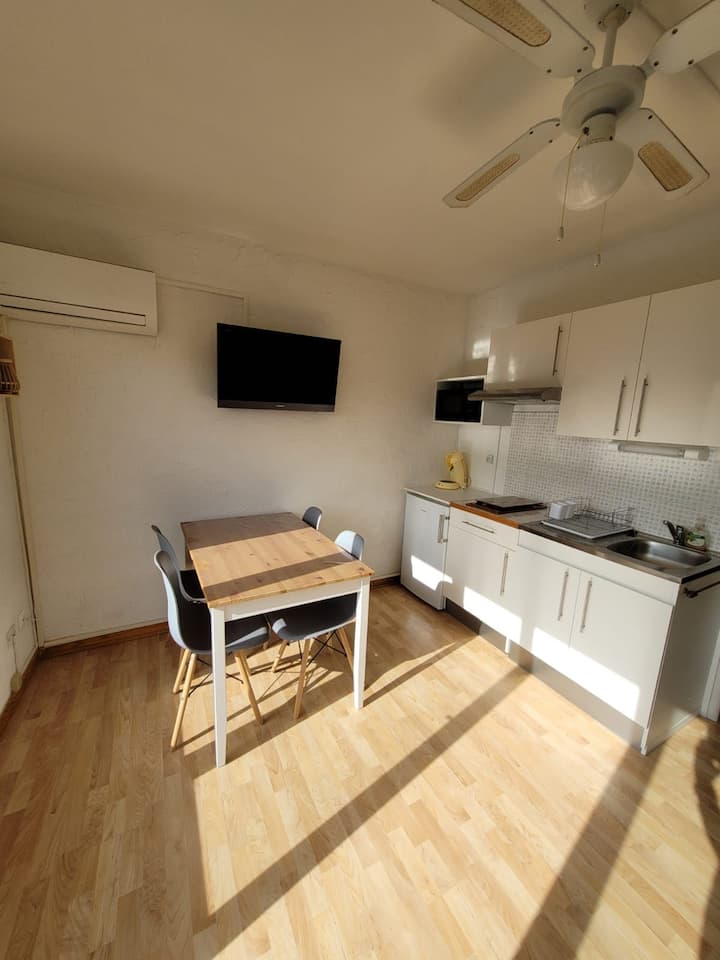 Studio 4 Couchages Climatisé 50m De La Plage - Canet-en-Roussillon