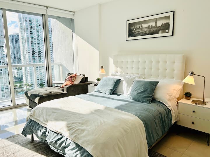 Perfect Studio 5*icon Brickell Pool Spa Full - Miami