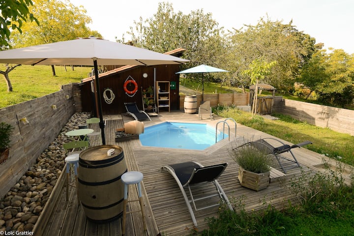 Gîte Loft Style Séchoir à Tabac Lajem 4 éToiles - Département Dordogne