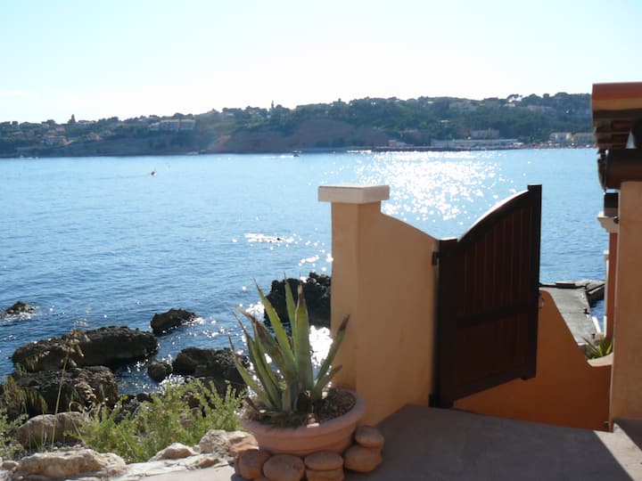 Maison  44 M2 Front De Mer Tout Au Bord De La Mer - Carry-le-Rouet