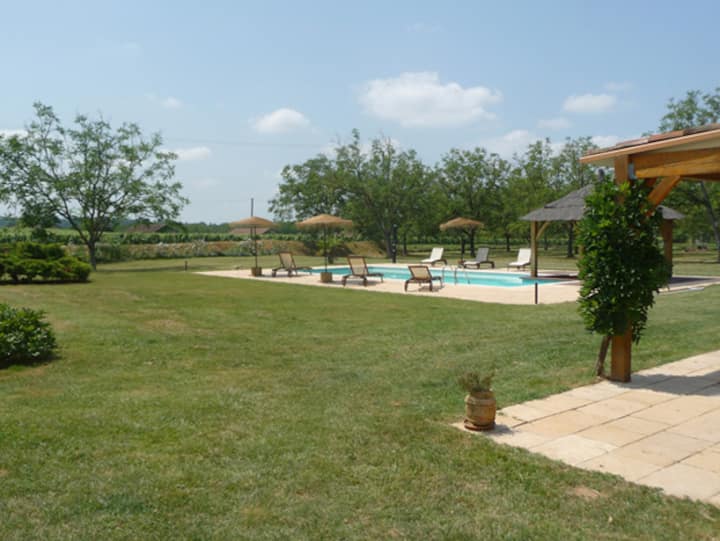 Charming House, Superb Private Pool, 10 People, Classified 3 * - Albas